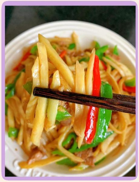 茭白炒肉丝怎么炒好吃_茭白炒肉丝的家常做法-第2张图片-山城妙识