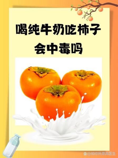 喝牛奶吃柿子会致命吗_真相揭秘-第1张图片-山城妙识