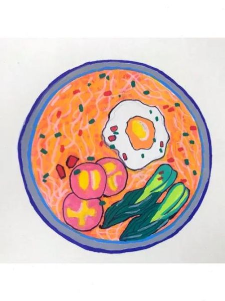 西红柿鸡蛋面简笔画步骤_怎么画才好看-第2张图片-山城妙识 西红柿鸡蛋面简笔画步骤_怎么画才好看-第2张图片-山城妙识