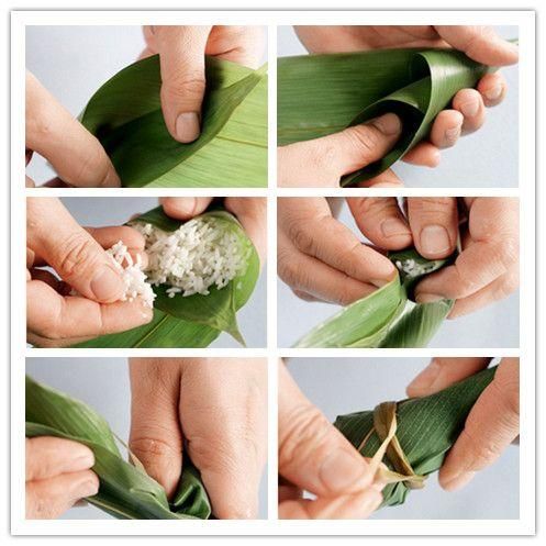 圆锥粽子怎么包_圆锥粽子包法图解-第1张图片-山城妙识