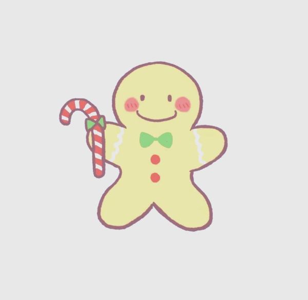 姜饼人简笔画怎么画_姜饼人简笔画步骤-第2张图片-山城妙识