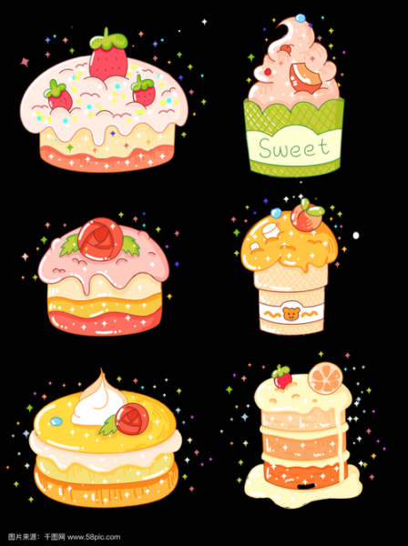 可爱卡通甜品图片哪里找_如何制作可爱卡通甜品图片-第3张图片-山城妙识