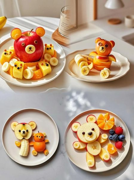 卡通水果拼盘怎么做_卡通水果拼盘图片大全-第1张图片-山城妙识