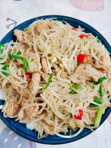 豆芽炒肉片怎么做_豆芽炒肉片热量高吗-第1张图片-山城妙识