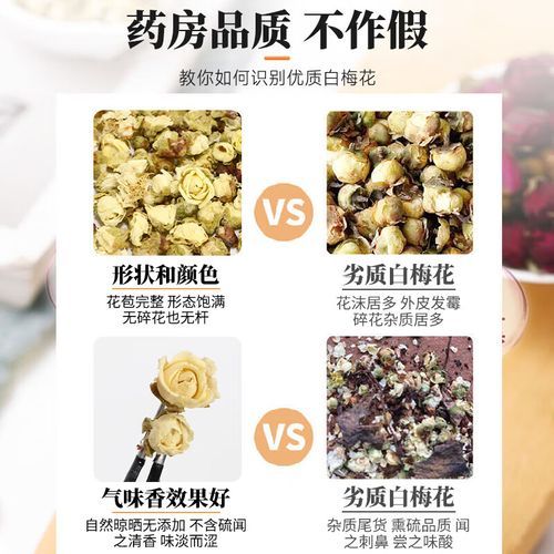 白梅花和玫瑰花泡水喝的功效_能长期喝吗-第2张图片-山城妙识