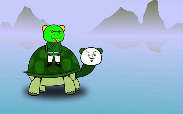 王八图片卡通_可爱王八表情包怎么画-第3张图片-山城妙识