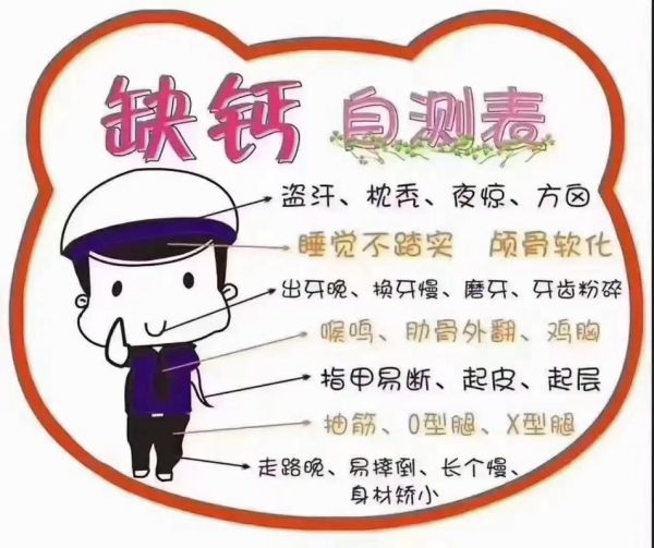 儿童缺钙的症状有哪些_如何判断孩子缺钙-第3张图片-山城妙识 儿童缺钙的症状有哪些_如何判断孩子缺钙-第3张图片-山城妙识