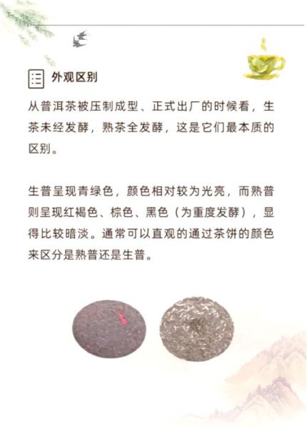 普洱茶有哪些种类_生普与熟普区别-第1张图片-山城妙识
