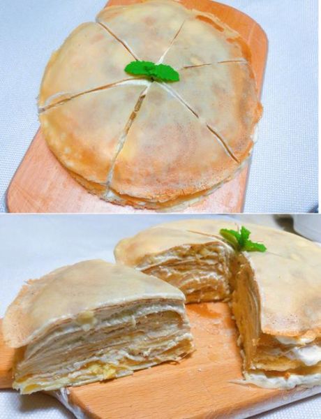 千层蛋糕简单家常做法_不用烤箱怎么做-第3张图片-山城妙识