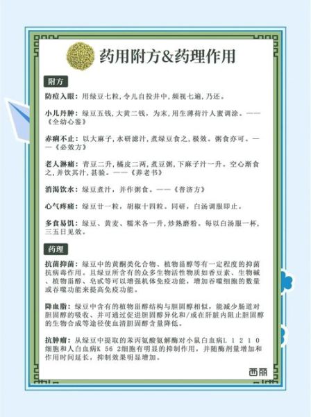 绿豆的功效与作用及禁忌_什么人不能吃绿豆-第3张图片-山城妙识 绿豆的功效与作用及禁忌_什么人不能吃绿豆-第3张图片-山城妙识