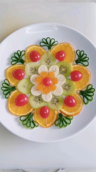 花式水果拼盘图片大全_怎么摆盘好看-第2张图片-山城妙识