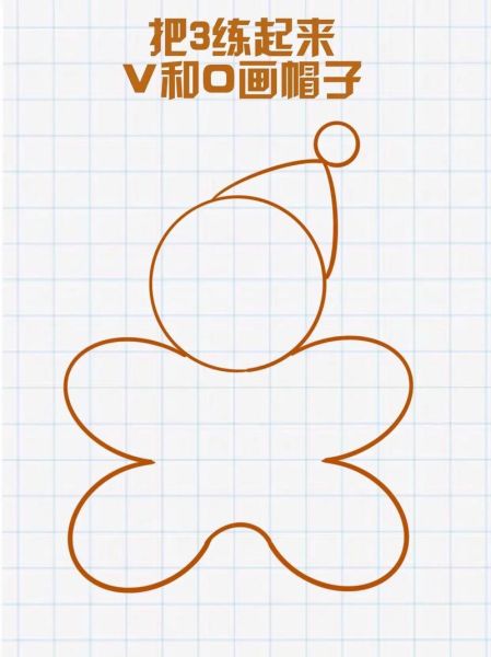 圣诞姜饼人简笔画怎么画_圣诞姜饼人简笔画教程-第1张图片-山城妙识