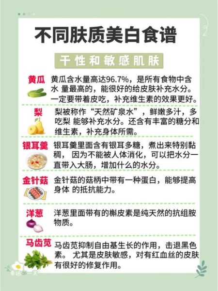 美白食谱有哪些_美白食谱多久见效-第3张图片-山城妙识
