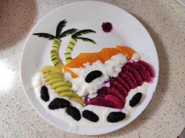 亲子水果拼盘图片大全_怎么做简单又好看-第3张图片-山城妙识