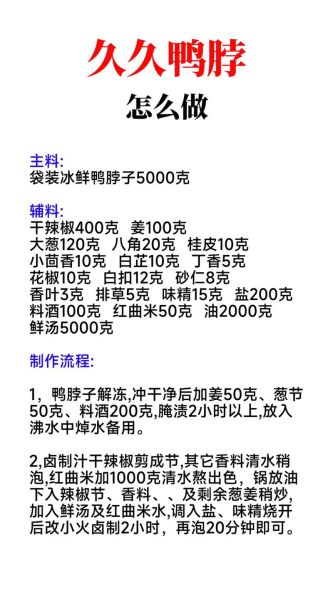 正宗麻辣鸭脖怎么做_麻辣鸭脖配方比例-第1张图片-山城妙识 正宗麻辣鸭脖怎么做_麻辣鸭脖配方比例-第1张图片-山城妙识
