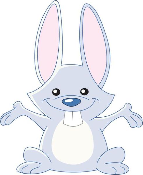 兔子简笔画彩色_可爱怎么画-第2张图片-山城妙识 兔子简笔画彩色_可爱怎么画-第2张图片-山城妙识