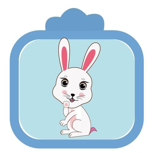 兔子简笔画彩色_可爱怎么画-第1张图片-山城妙识 兔子简笔画彩色_可爱怎么画-第1张图片-山城妙识