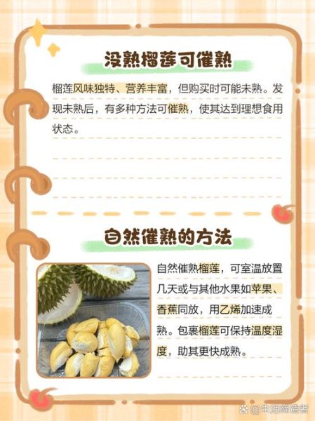 榴莲没熟打开后怎么办_榴莲不熟怎么补救-第2张图片-山城妙识 榴莲没熟打开后怎么办_榴莲不熟怎么补救-第2张图片-山城妙识