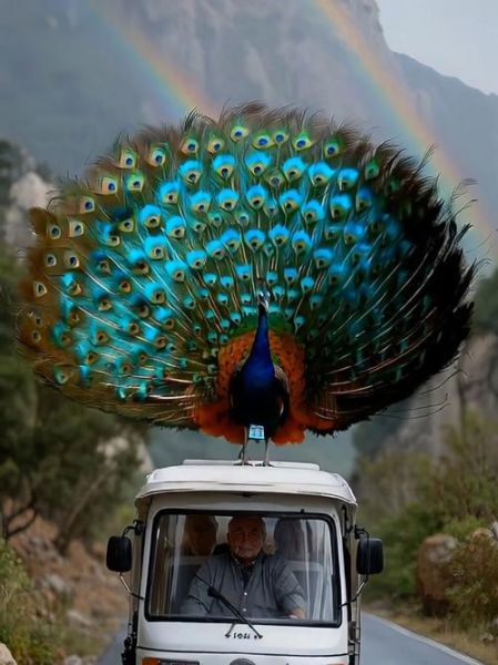 孔雀开屏是什么行为_孔雀开屏的生物学意义-第3张图片-山城妙识