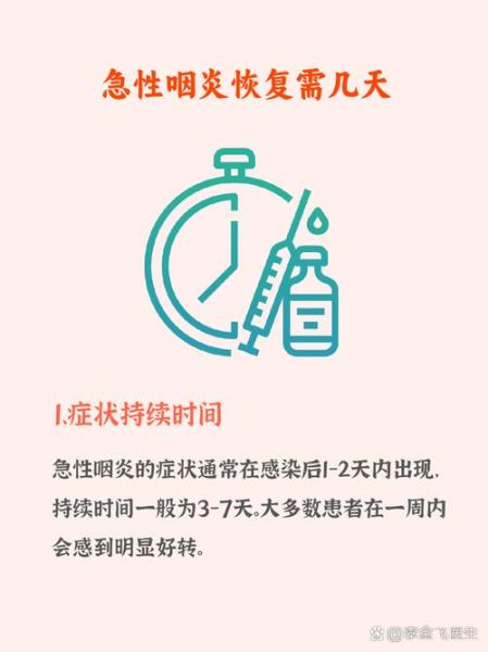 急性咽炎一般几天恢复_多久能好-第1张图片-山城妙识 急性咽炎一般几天恢复_多久能好-第1张图片-山城妙识