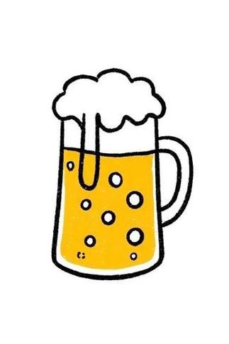 啤酒杯简笔画怎么画_啤酒杯简笔画教程-第3张图片-山城妙识 啤酒杯简笔画怎么画_啤酒杯简笔画教程-第3张图片-山城妙识