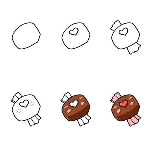 巧克力简笔画怎么画_巧克力简笔画超简单-第3张图片-山城妙识 巧克力简笔画怎么画_巧克力简笔画超简单-第3张图片-山城妙识