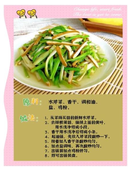 水芹炒香干怎么炒_水芹炒香干的家常做法-第2张图片-山城妙识 水芹炒香干怎么炒_水芹炒香干的家常做法-第2张图片-山城妙识
