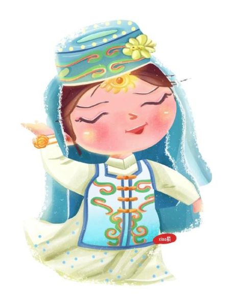 回族服饰简笔画怎么画_回族服饰简笔画步骤-第3张图片-山城妙识 回族服饰简笔画怎么画_回族服饰简笔画步骤-第3张图片-山城妙识