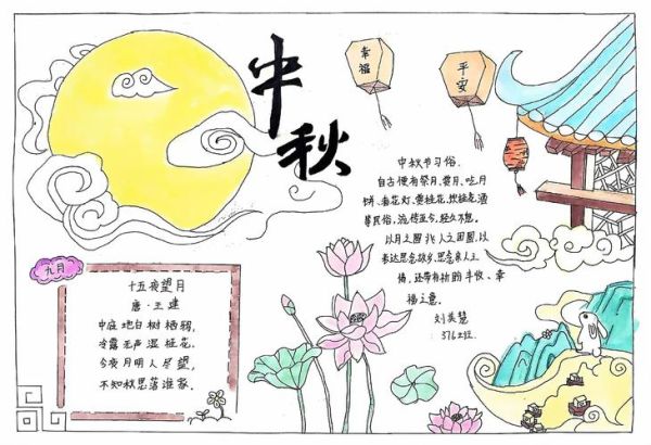 中秋节月饼手抄报怎么画_中秋节月饼手抄报内容写什么-第1张图片-山城妙识 中秋节月饼手抄报怎么画_中秋节月饼手抄报内容写什么-第1张图片-山城妙识