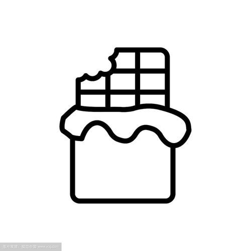 巧克力简笔画怎么画_巧克力简笔画图片大全-第3张图片-山城妙识