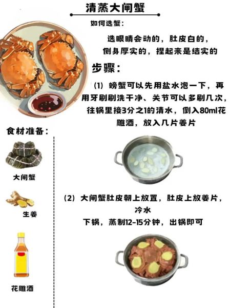 大螃蟹怎么吃_清蒸螃蟹蘸料怎么调-第1张图片-山城妙识