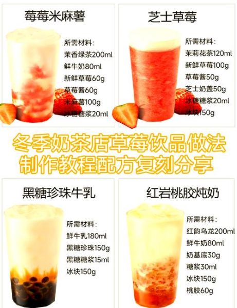 草莓味奶茶怎么做_草莓奶茶配方比例-第3张图片-山城妙识 草莓味奶茶怎么做_草莓奶茶配方比例-第3张图片-山城妙识