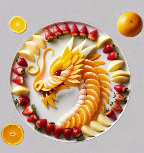 亲子手工水果拼盘图片_怎么做简单又好看-第2张图片-山城妙识