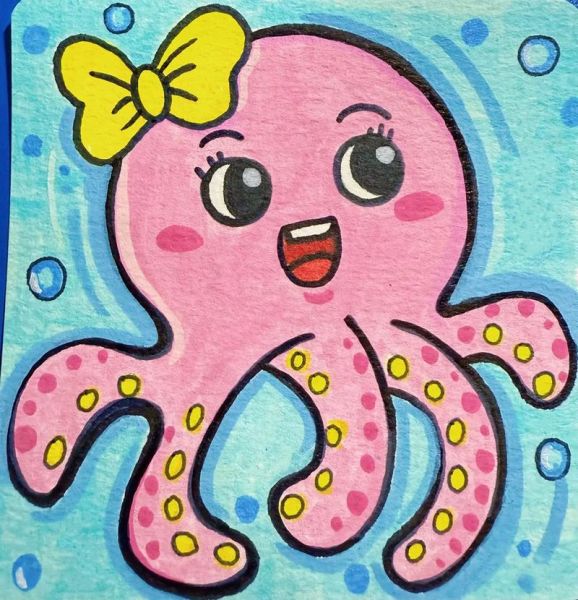 章鱼简笔画怎么画_章鱼简笔画大全-第1张图片-山城妙识 章鱼简笔画怎么画_章鱼简笔画大全-第1张图片-山城妙识