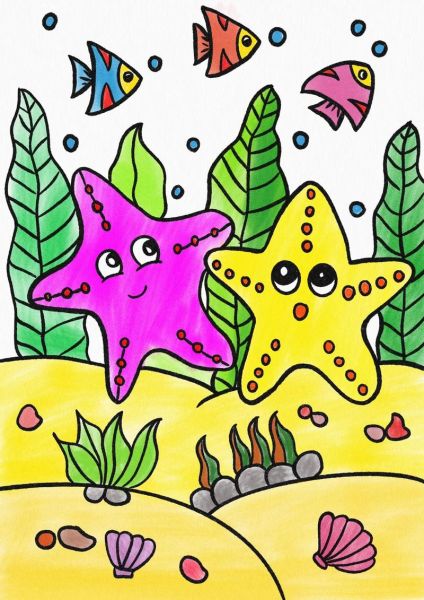 海星简笔画怎么画_海星简笔画步骤-第3张图片-山城妙识 海星简笔画怎么画_海星简笔画步骤-第3张图片-山城妙识