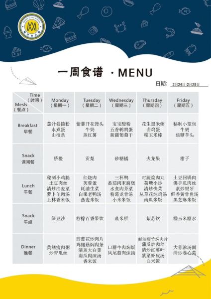 幼儿园一周营养食谱怎么搭配_幼儿园一周食谱表-第2张图片-山城妙识