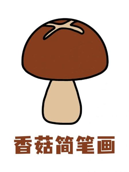 香菇青菜简笔画怎么画_香菇青菜简笔画步骤-第2张图片-山城妙识 香菇青菜简笔画怎么画_香菇青菜简笔画步骤-第2张图片-山城妙识