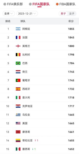 葡萄牙足球世界排名_最新排名是多少-第2张图片-山城妙识