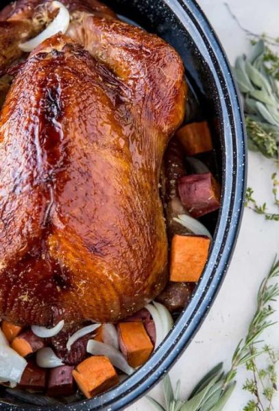 烤火鸡的做法_如何烤出多汁火鸡-第2张图片-山城妙识