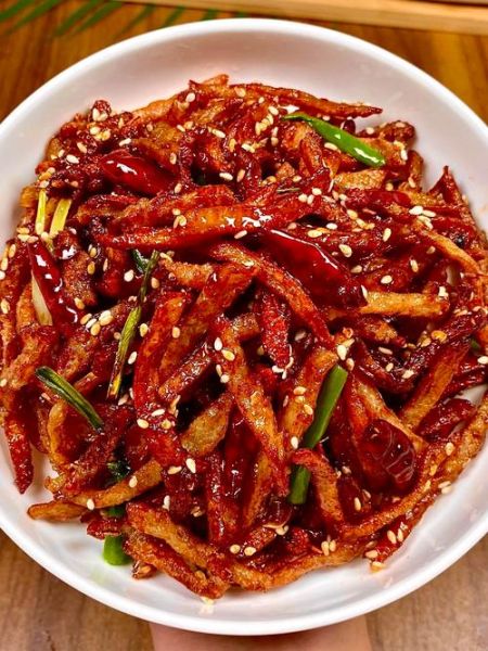 干煸藕丝怎么做好吃_干煸藕丝的家常做法-第1张图片-山城妙识