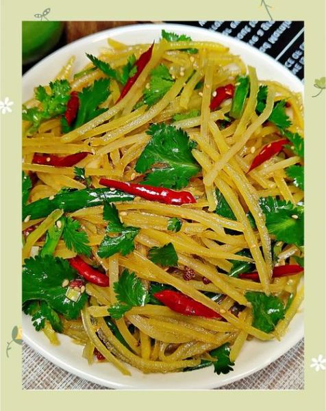 土豆丝怎么炒才脆_炝土豆丝最好吃的做法-第2张图片-山城妙识