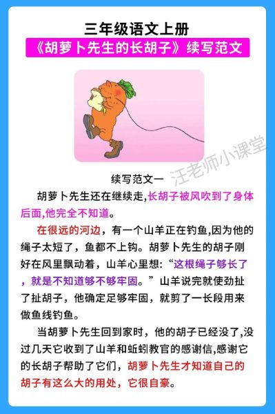 胡萝卜先生的长胡子讲了什么故事_适合几年级阅读-第2张图片-山城妙识