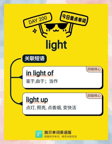 光的英语怎么写_light的用法区别-第2张图片-山城妙识 光的英语怎么写_light的用法区别-第2张图片-山城妙识