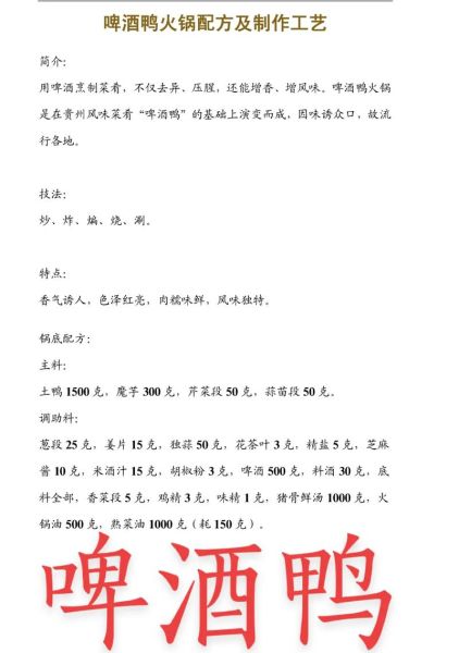 正宗啤酒鸭火锅怎么做_啤酒鸭火锅底料配方-第2张图片-山城妙识 正宗啤酒鸭火锅怎么做_啤酒鸭火锅底料配方-第2张图片-山城妙识