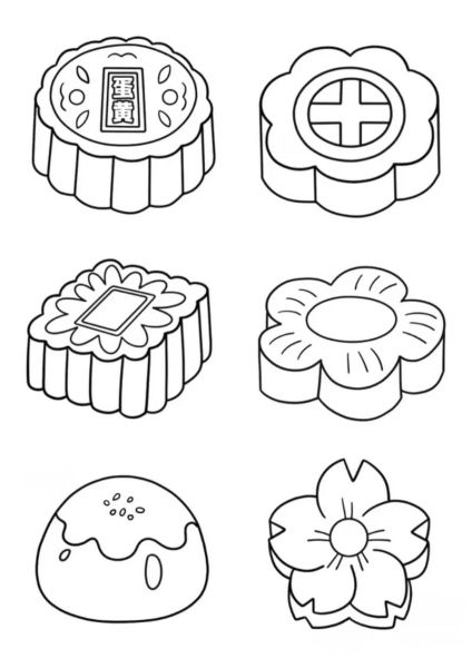 月饼图片卡通_简笔画怎么画-第2张图片-山城妙识 月饼图片卡通_简笔画怎么画-第2张图片-山城妙识