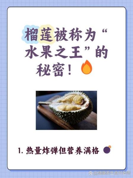 榴莲的营养价值_吃榴莲的禁忌有哪些-第3张图片-山城妙识 榴莲的营养价值_吃榴莲的禁忌有哪些-第3张图片-山城妙识