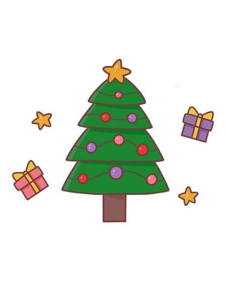 圣诞树简笔画怎么画_圣诞树图片大全-第3张图片-山城妙识 圣诞树简笔画怎么画_圣诞树图片大全-第3张图片-山城妙识