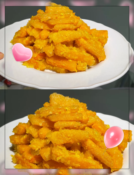 咸蛋黄焗南瓜怎么做_咸蛋黄焗南瓜做法视频-第1张图片-山城妙识